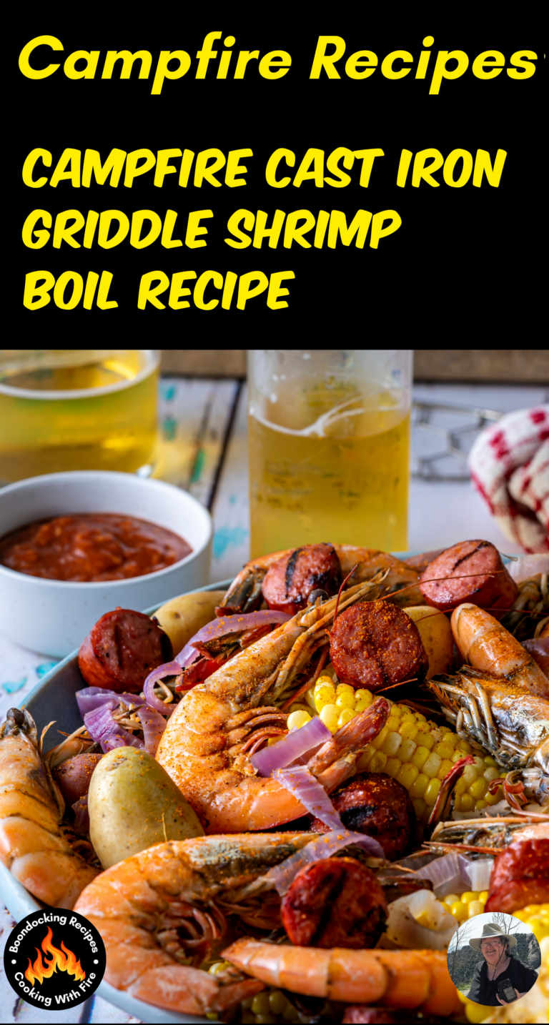 Best Campfire Cast Iron Griddle Shrimp Boil Recipe