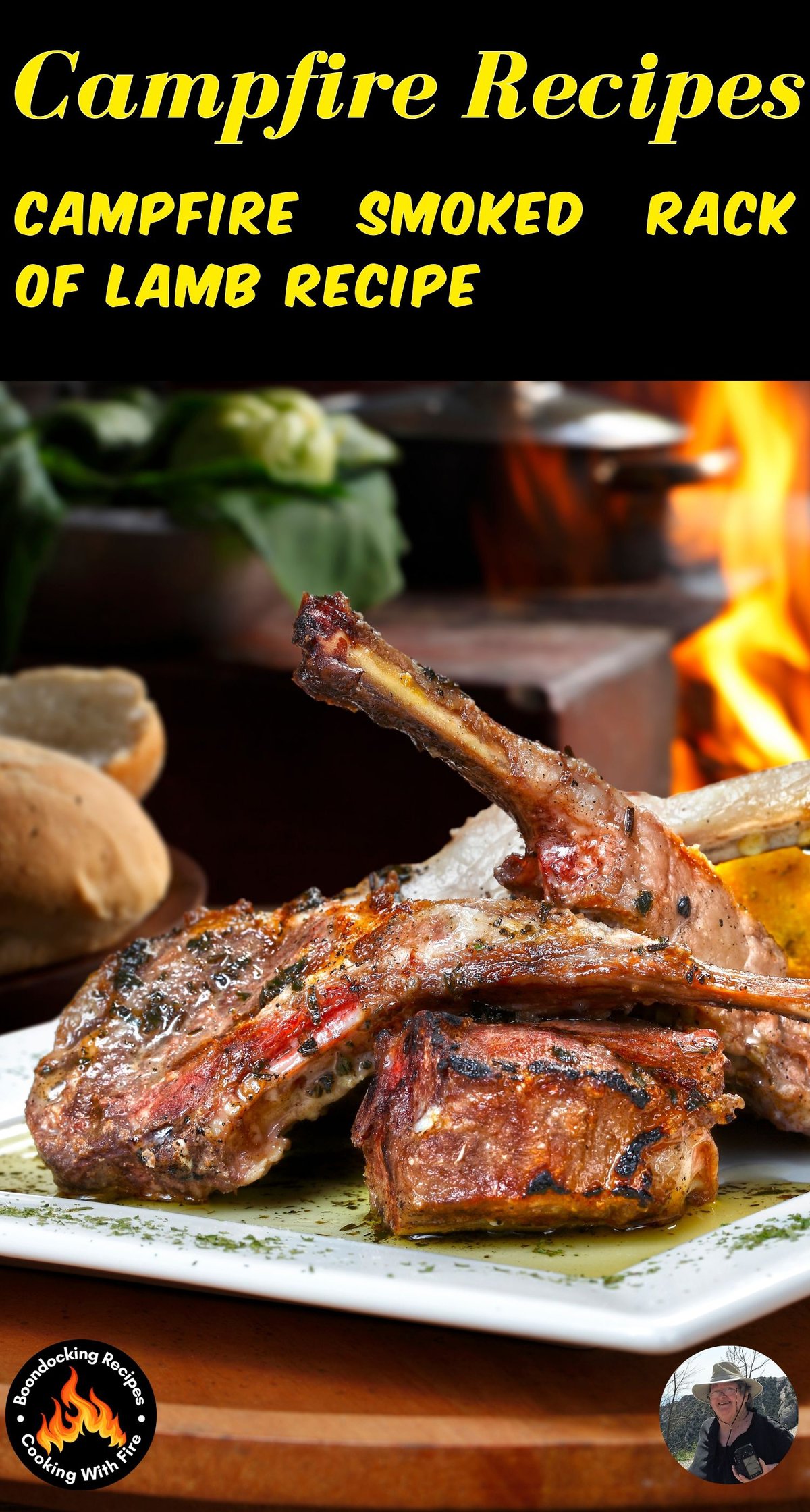 Easy Campfire Smoked Rack of Lamb Recipe
