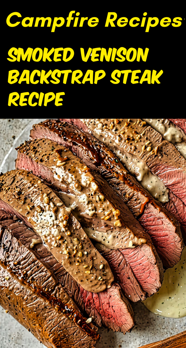 Smoked Venison Backstrap Steak Recipe