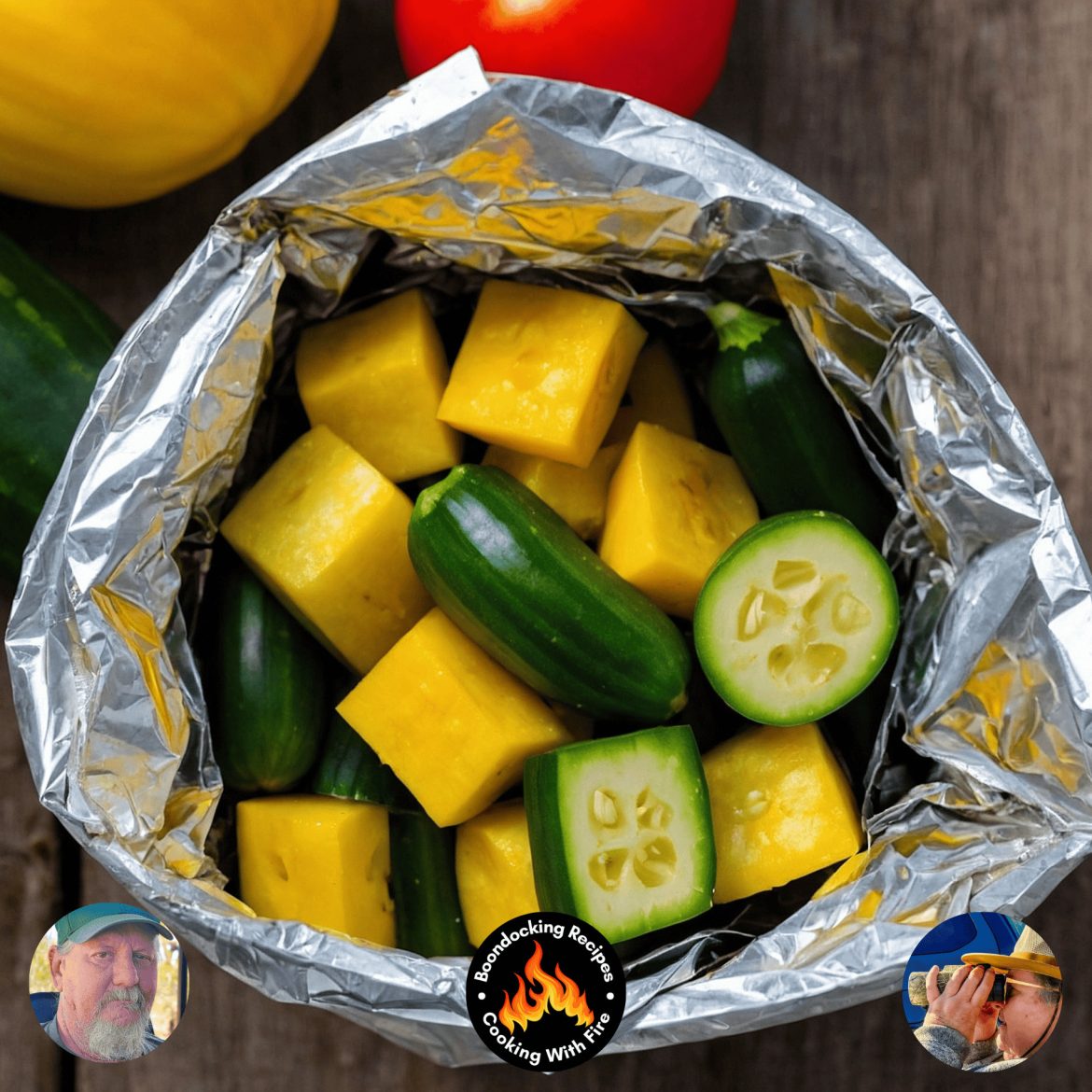 Easy Campfire Foil Packet Zucchini and Squash Recipe