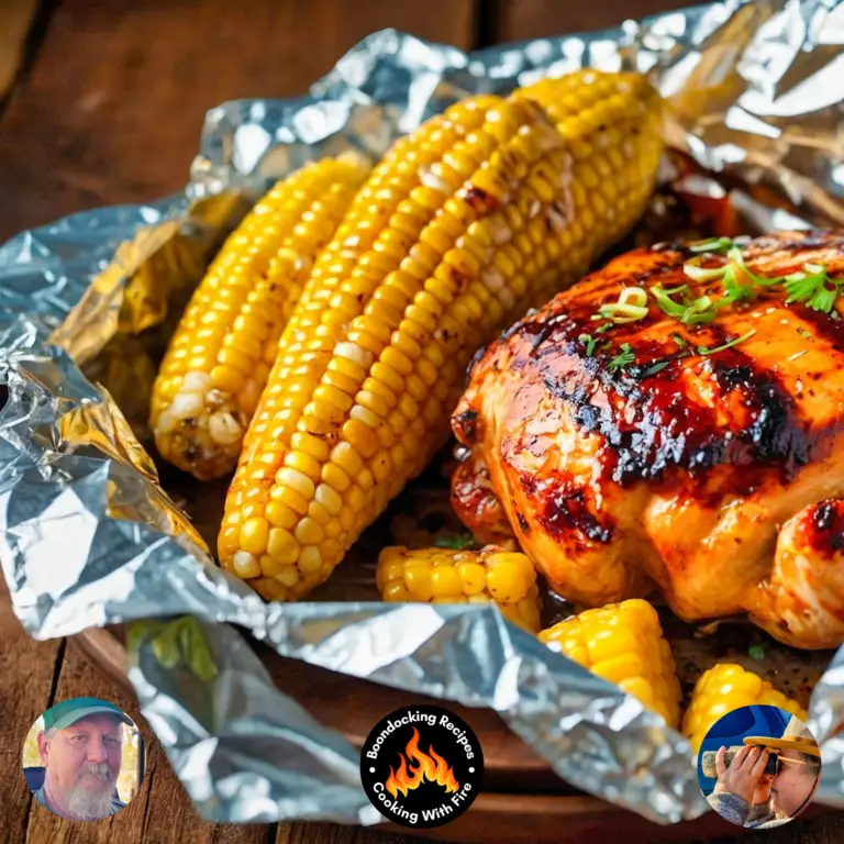 Easy Campfire Foil Packet Hawaiian Grilled Chicken and Corn Recipe
