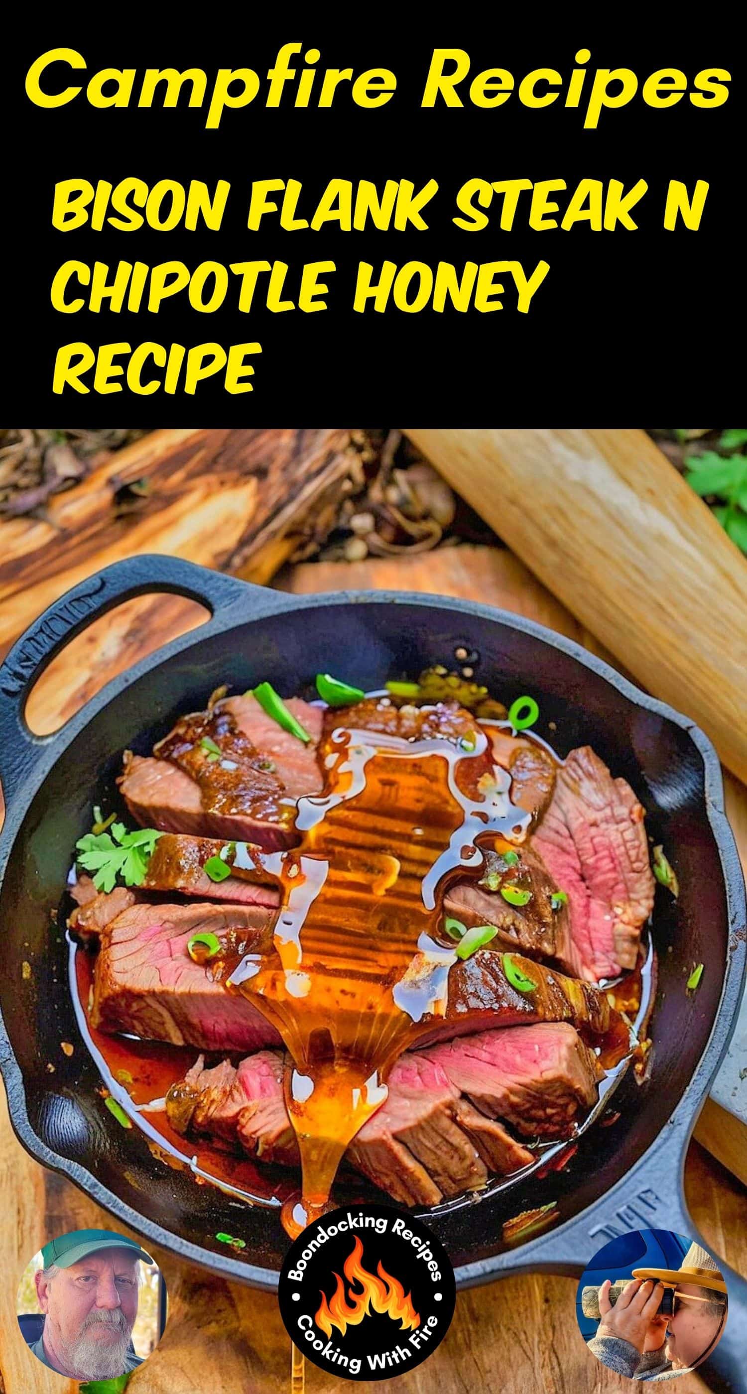 Bison Flank Steak n Chipotle Honey Recipe