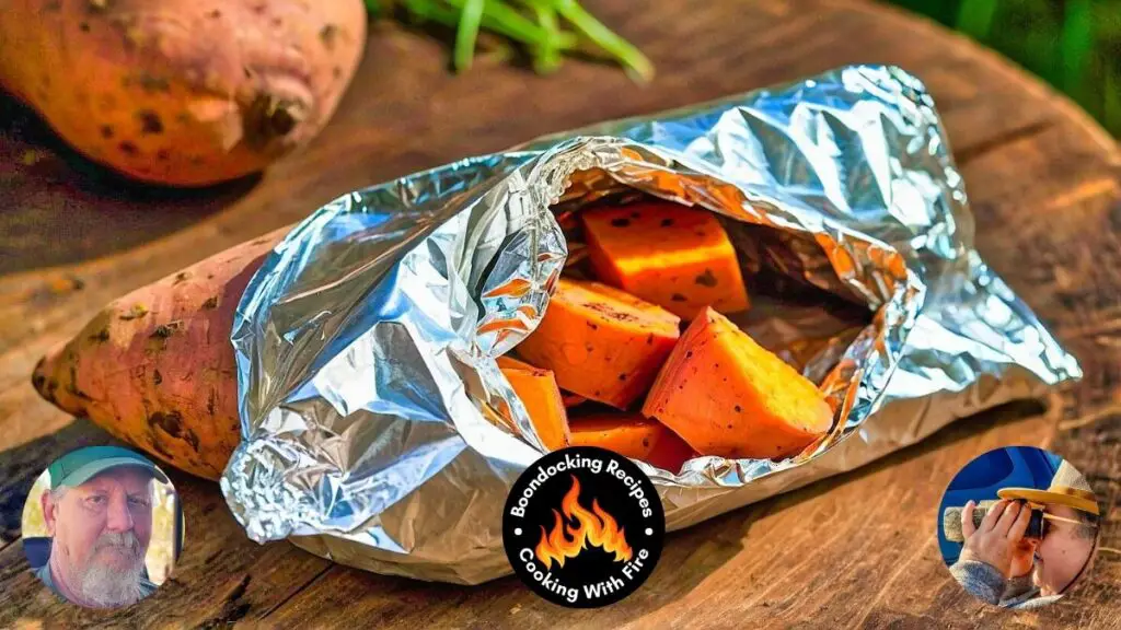 Campfire Sweet Potatoes Foil Packet Recipe