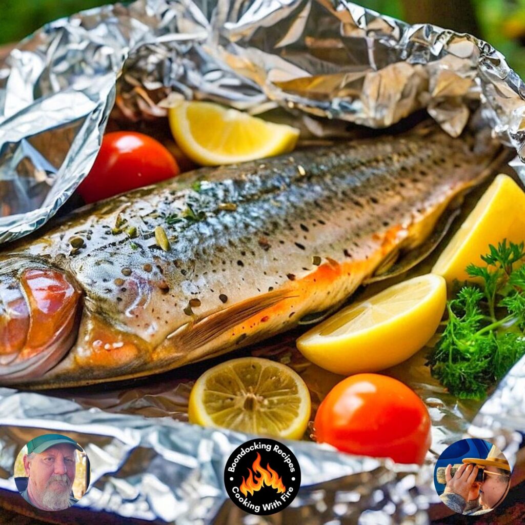 Easy Campfire Trout n Wine Foil Packet Recipe