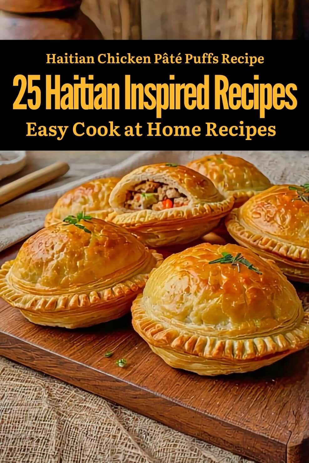 Chicken Pâté Puffs Haitian Recipe