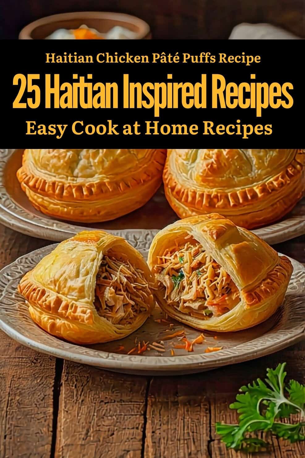 Chicken Pâté Puffs Haitian Recipe