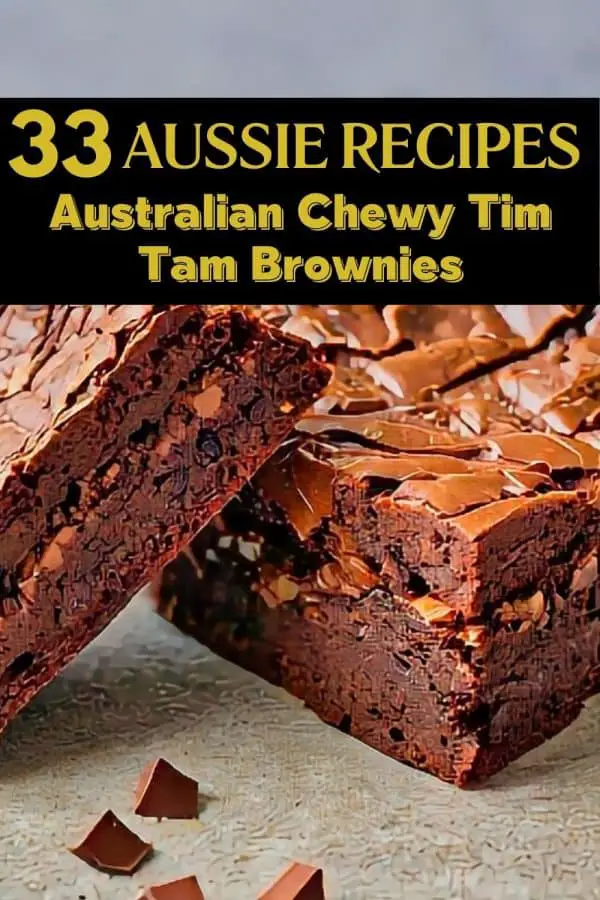 Australian Chewy Tim Tam Brownies Recipe