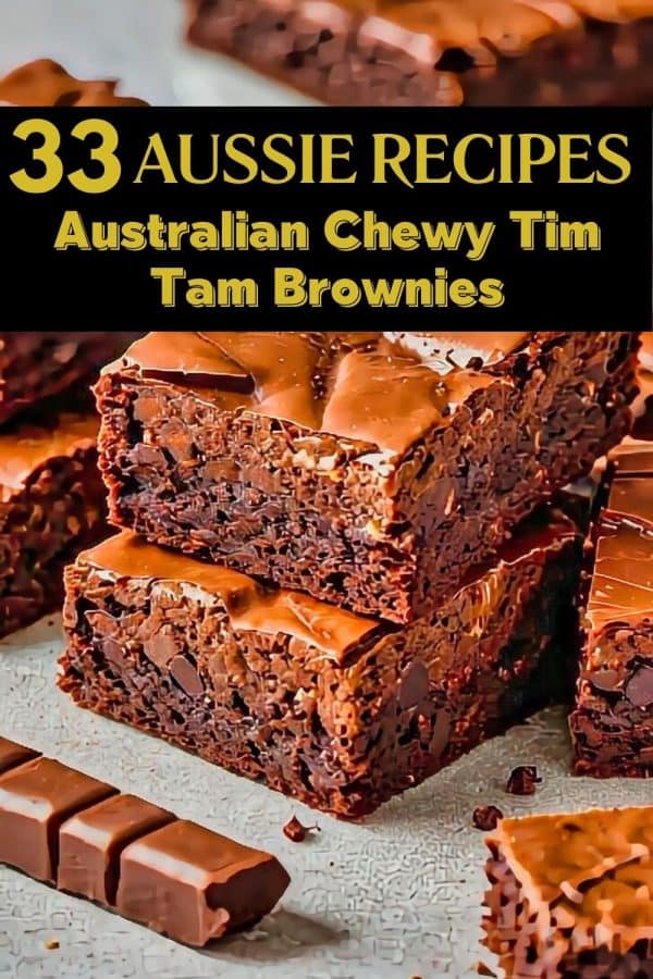 Australian Chewy Tim Tam Brownies Recipe