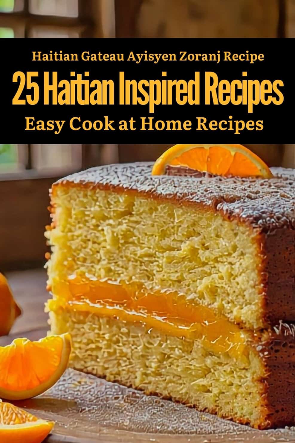 Haitian Gateau Ayisyen Zoranj Recipe