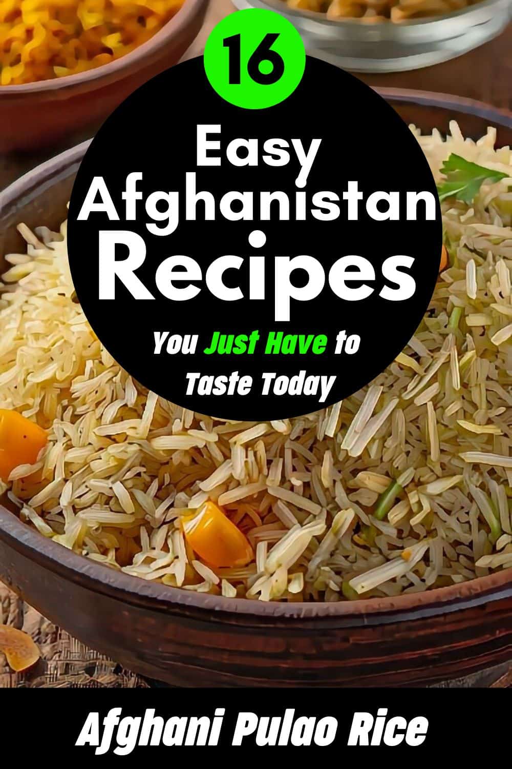 Afghani Pulao Rice Recipe