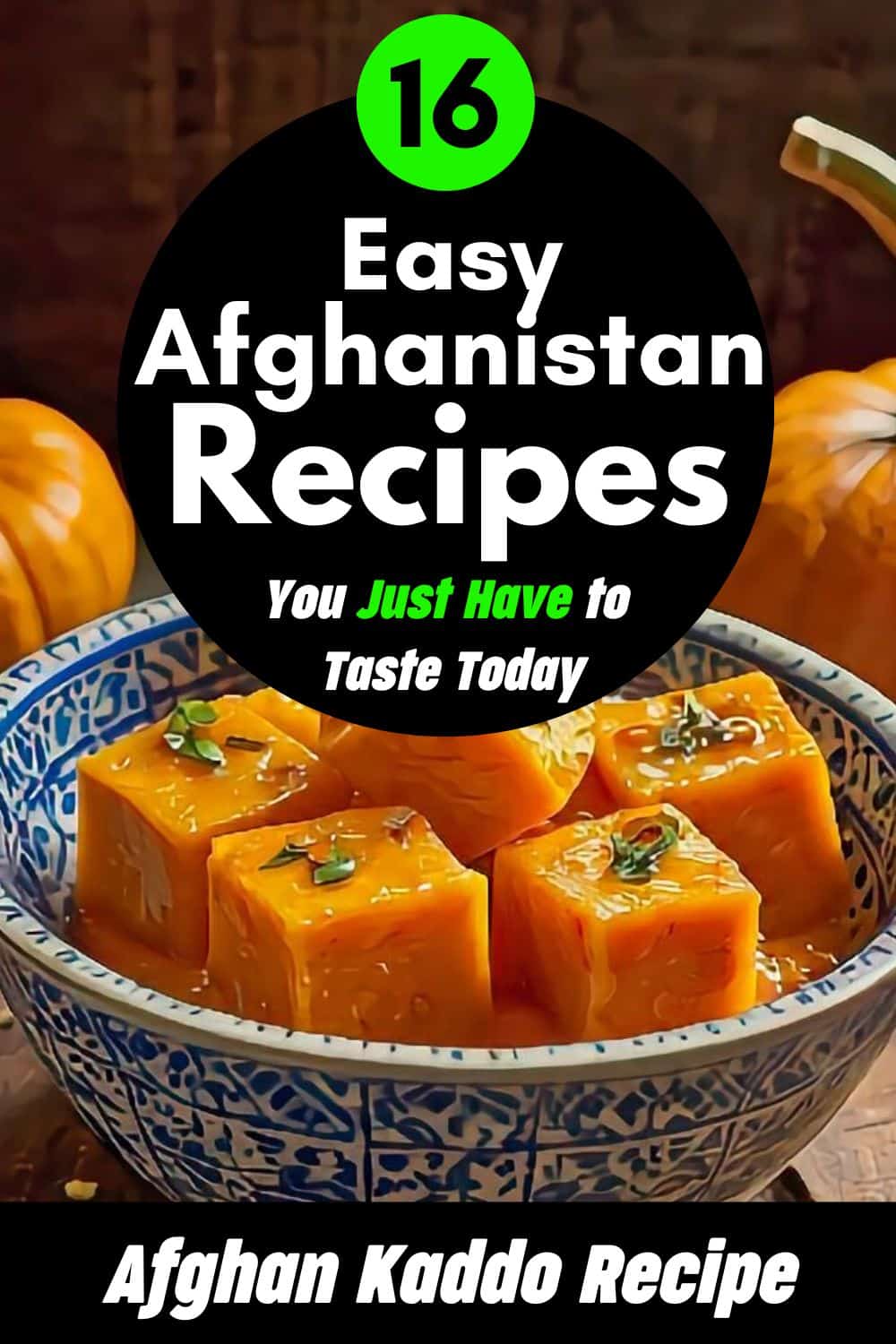 Afghanistan Kaddo recipe