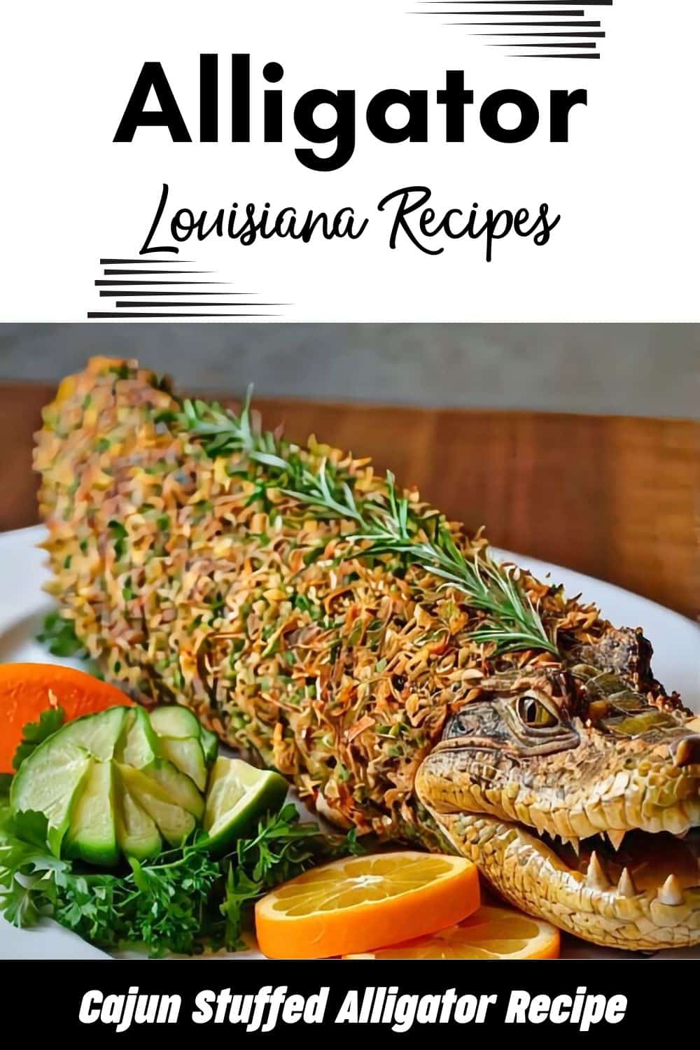 Cajun Stuffed Alligator Recipe