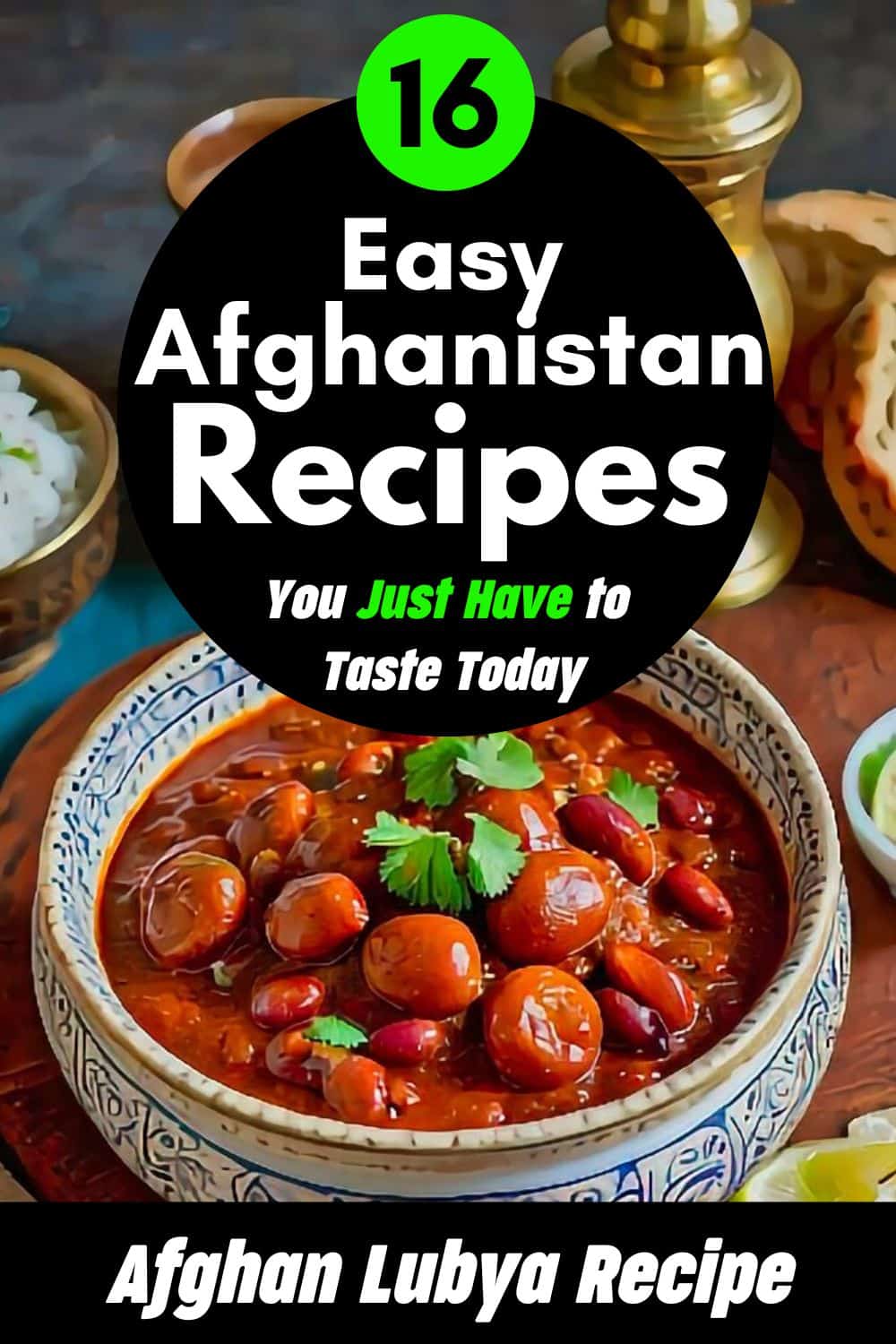 Afghan Lubya Recipe