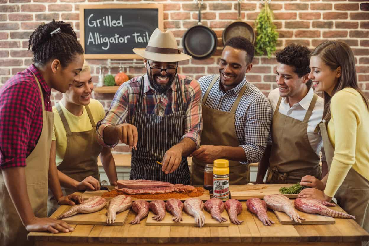 Grilled Alligator Tail Recipe from Louisiana