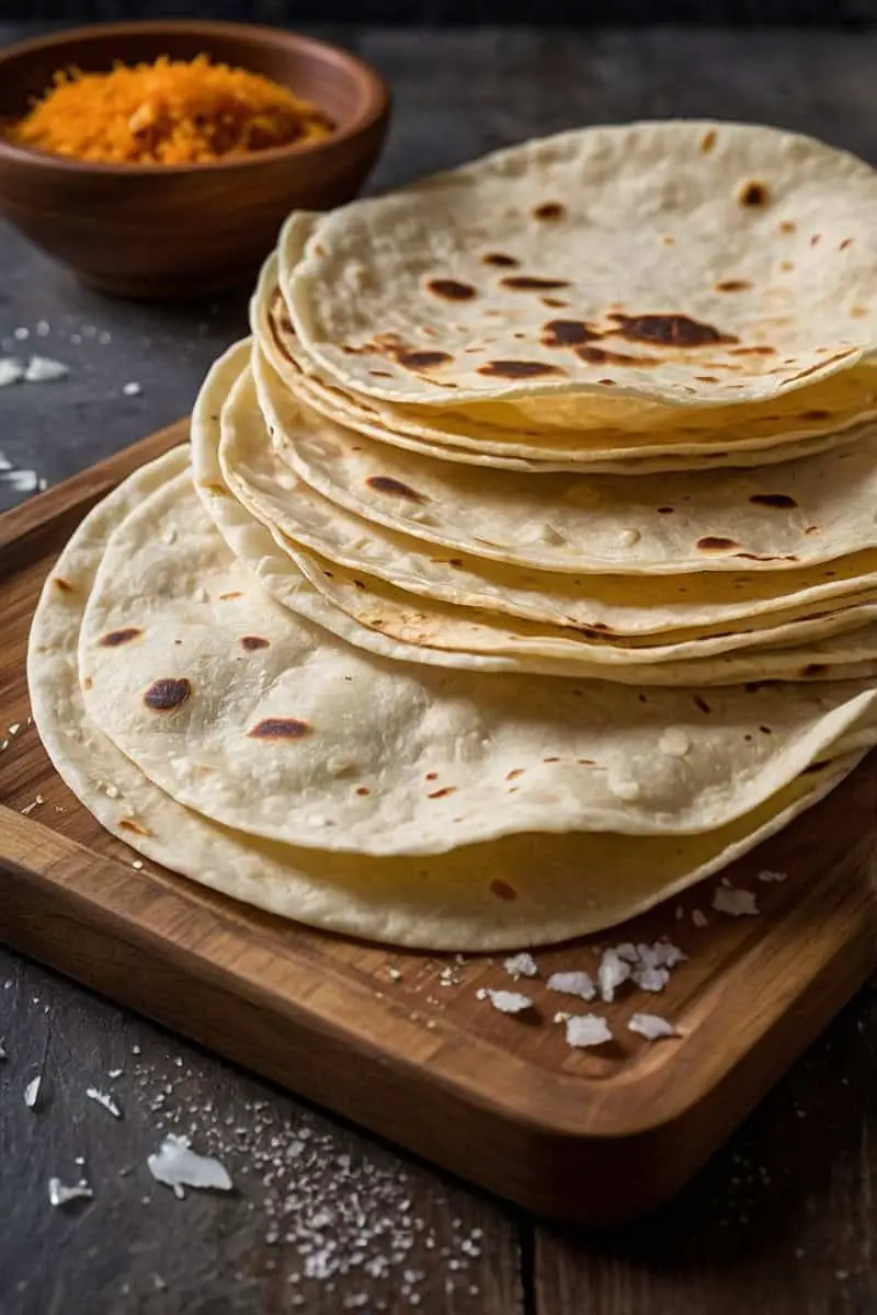 Simple Mexican Vegetarian Homemade Tortillas Recipe