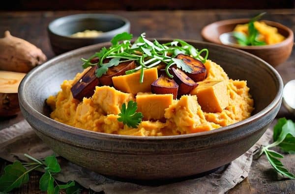 New Zealand Kumara Ginger Mash Recipe