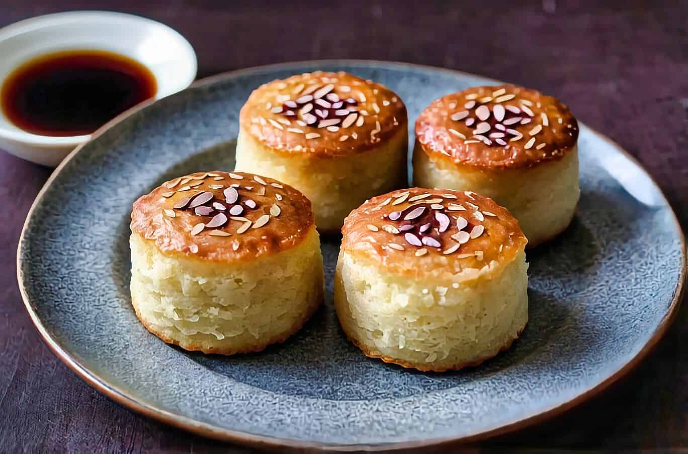 Easy Chinese Red Bean Cakes Recipe