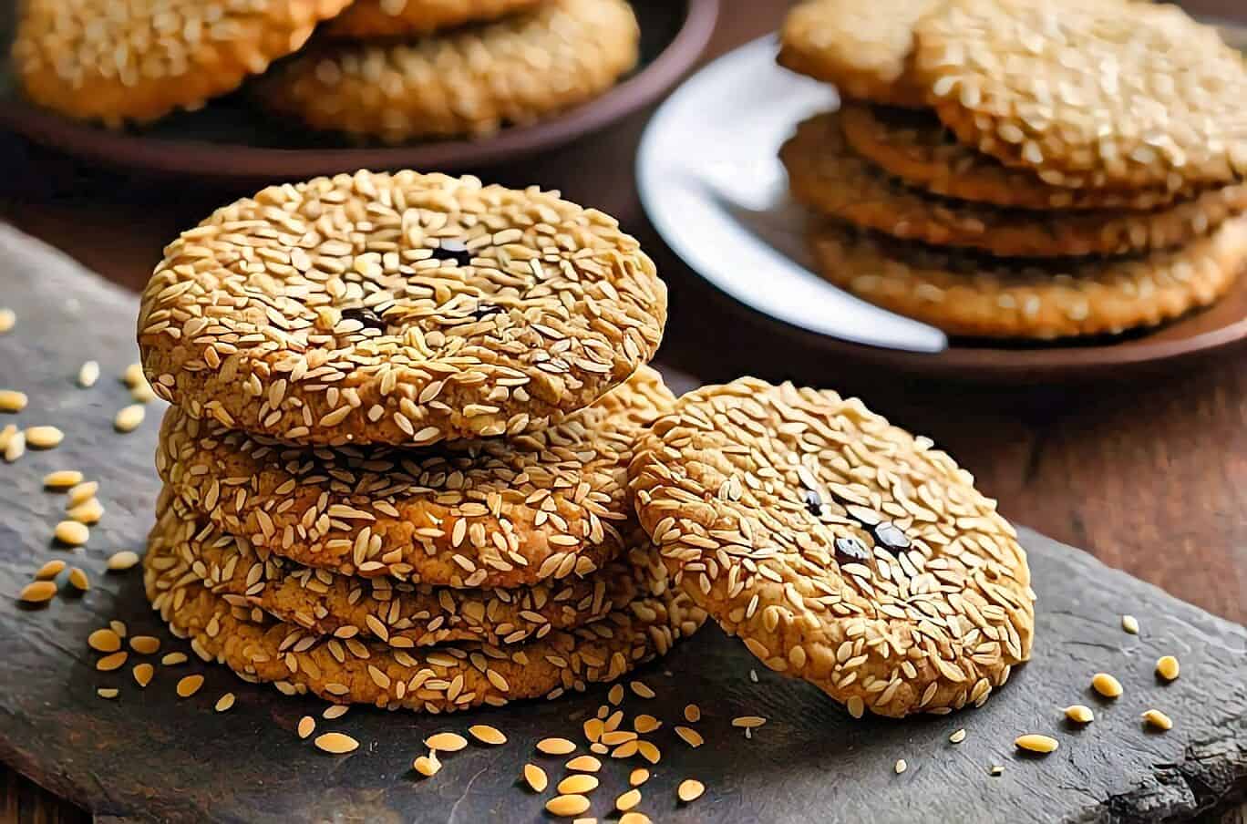 Easy Chinese Sesame Cookies recipe