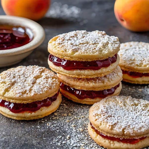 Best Serbian Vanilice Jam Sandwich Cookies Recipe