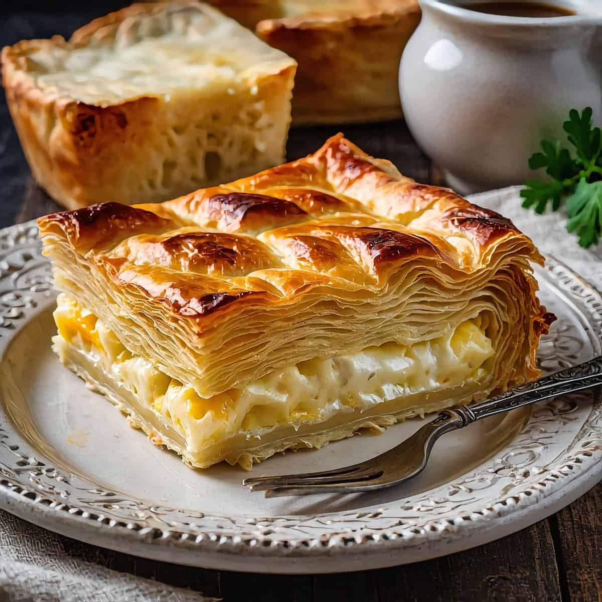 Best Serbian Gibanica Cheese Pie Recipe