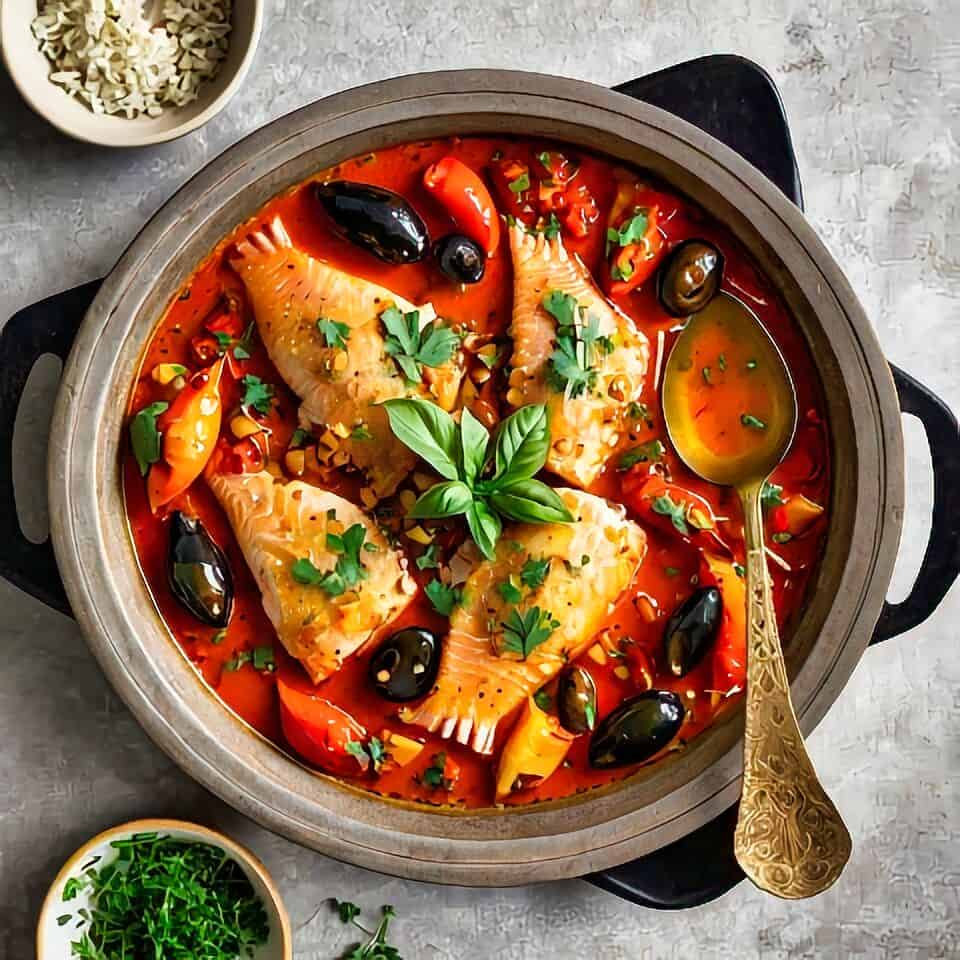 Moroccan Fish Tagine Recipe