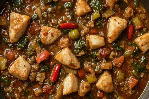 Angolan Calulu de Peixe Fish Vegetable Stew Recipe