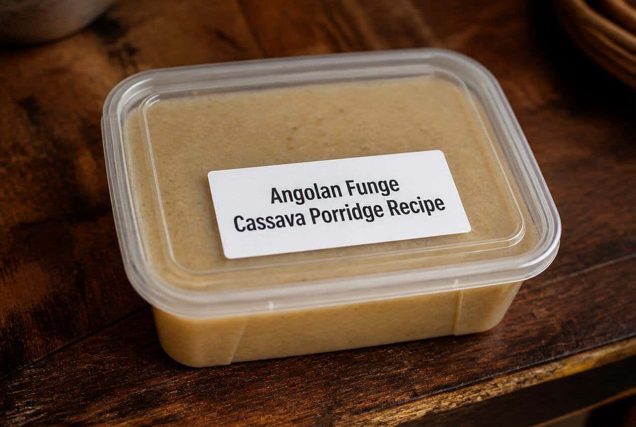 Angolan Funge Cassava Porridge Recipe