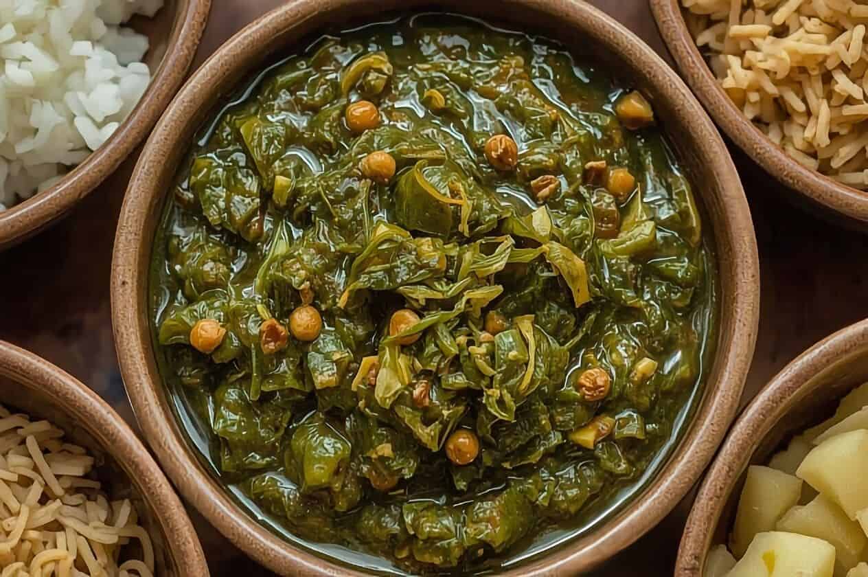 Angolan Kizaca Cassava Leaves Stew Recipe