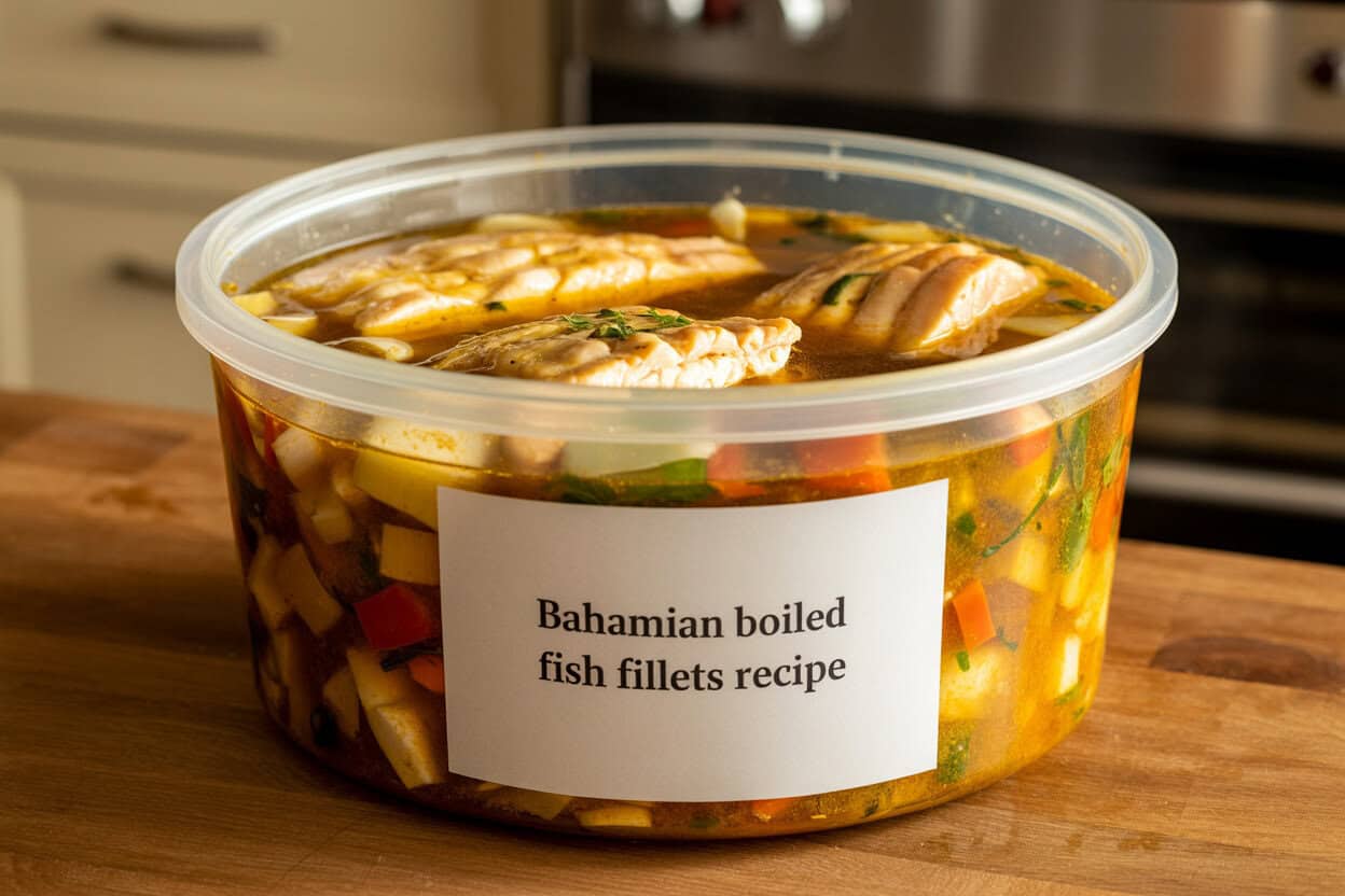 Bahamian Boiled Fish Fillets Recipe