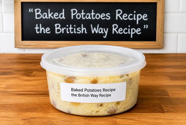 Baked Potatoes Recipe the British Way