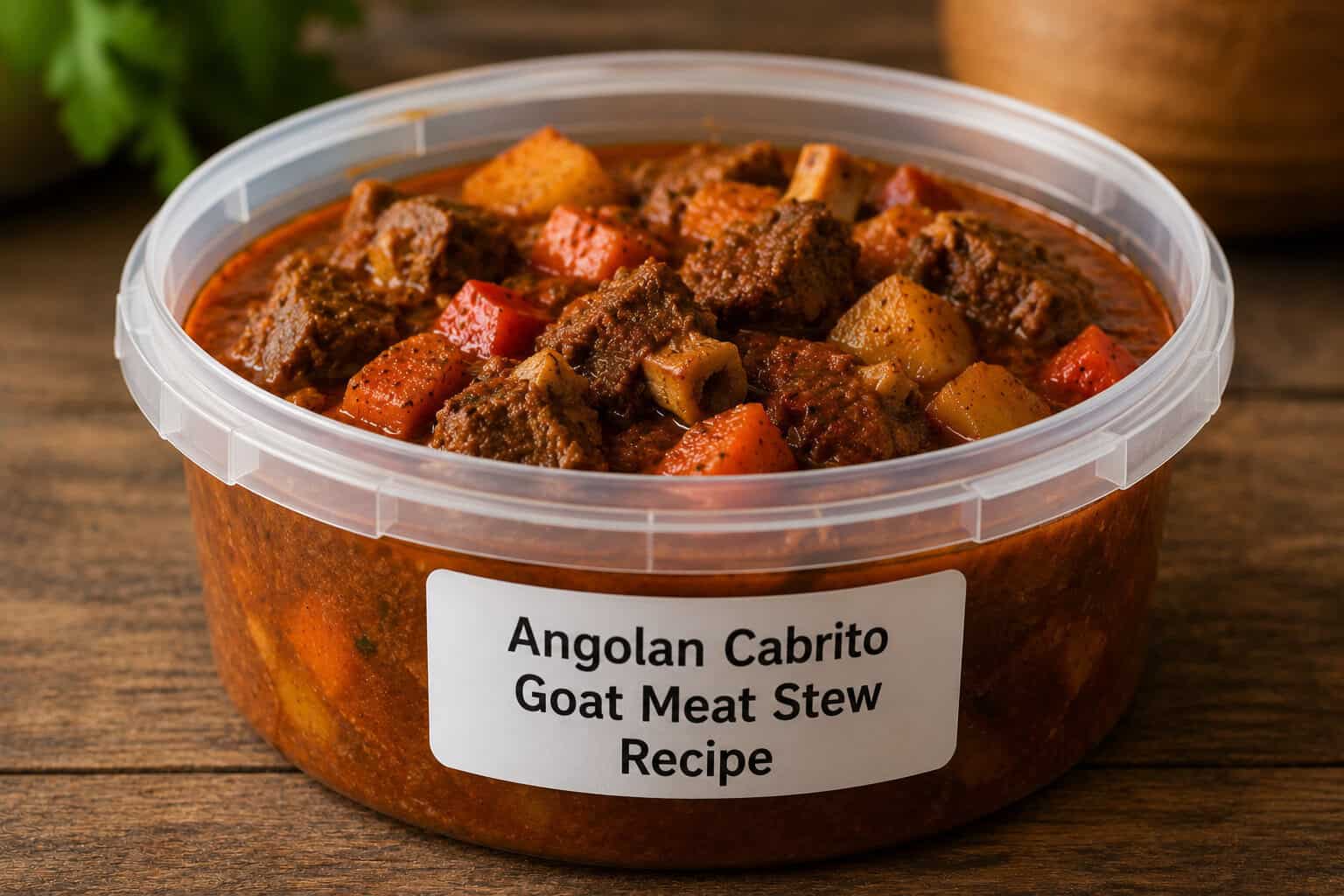 Angolan Cabrito Goat Meat Stew Recipe