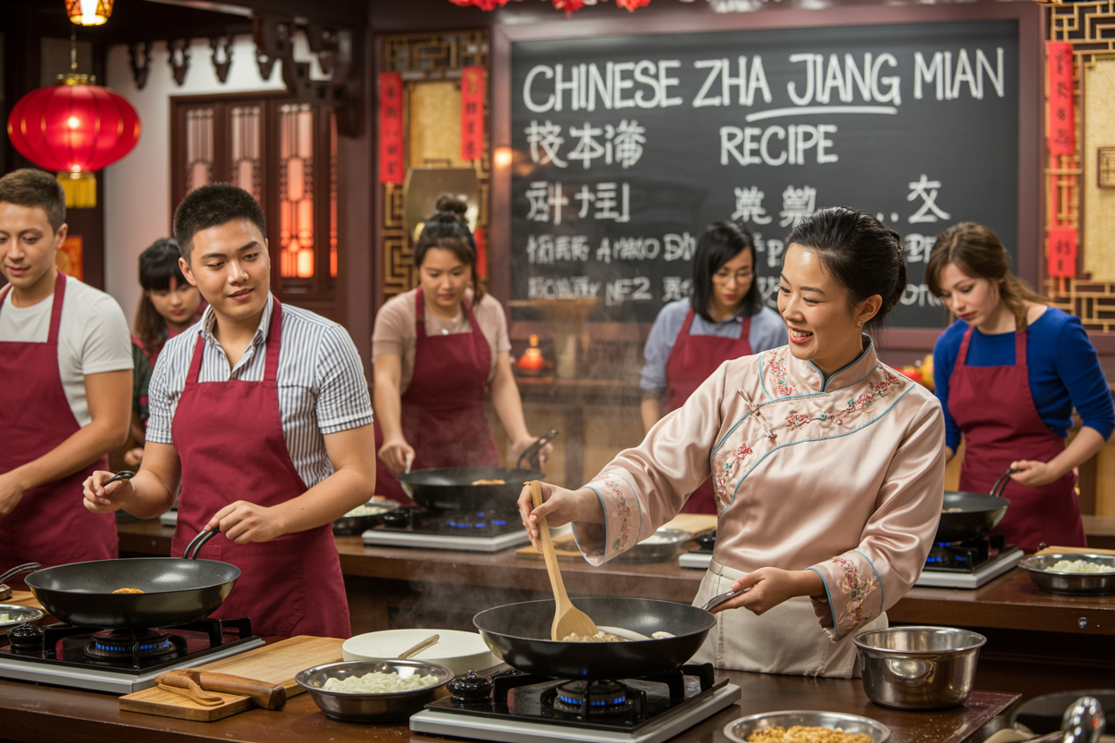 Easy Chinese Zha Jiang Mian Recipe