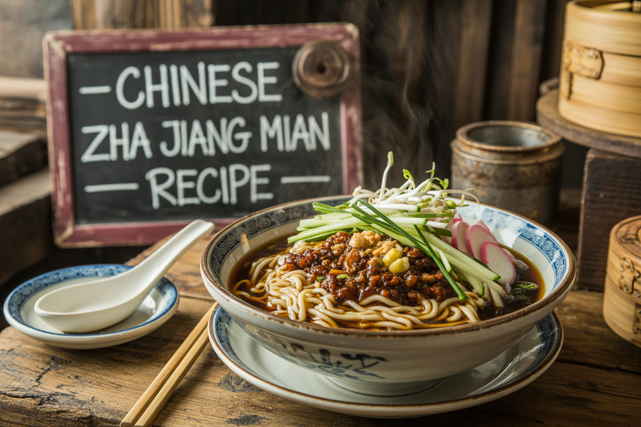 Easy Chinese Zha Jiang Mian Recipe