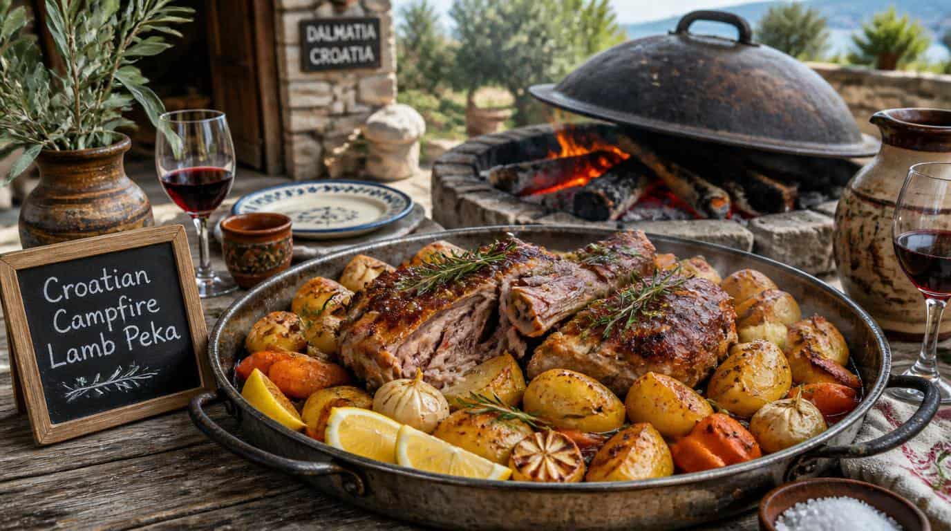 Croatian Campfire Lamb Peka Recipe
