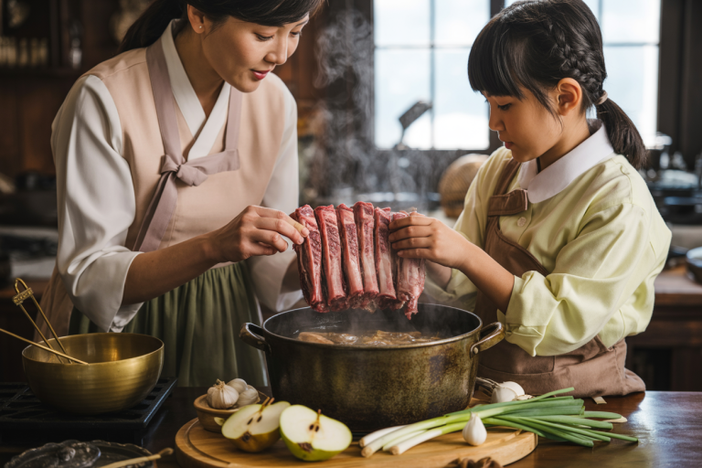 Korean Braised Beef Short Ribs (Galbi Jjim)