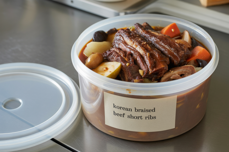 Korean Braised Beef Short Ribs (Galbi Jjim)