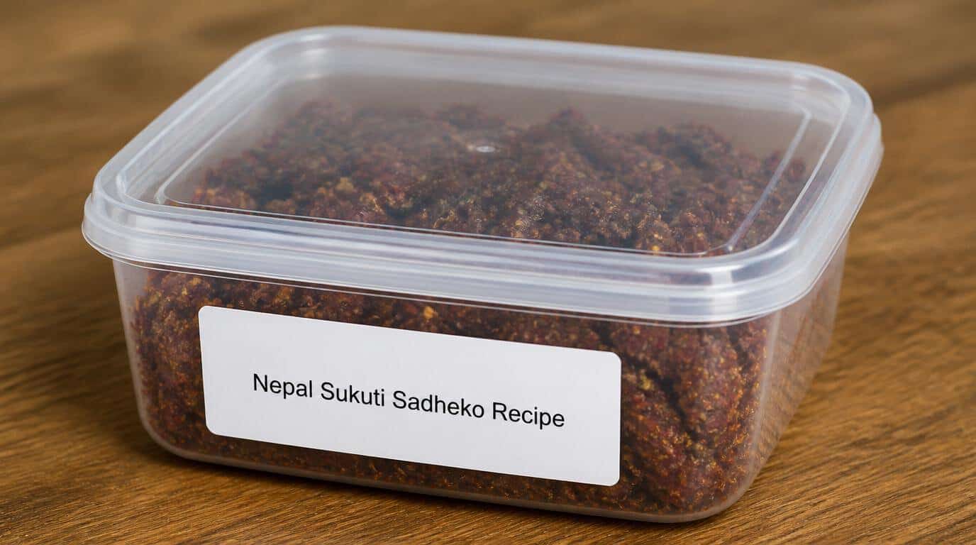 Nepal Sukuti Sadheko Recipe