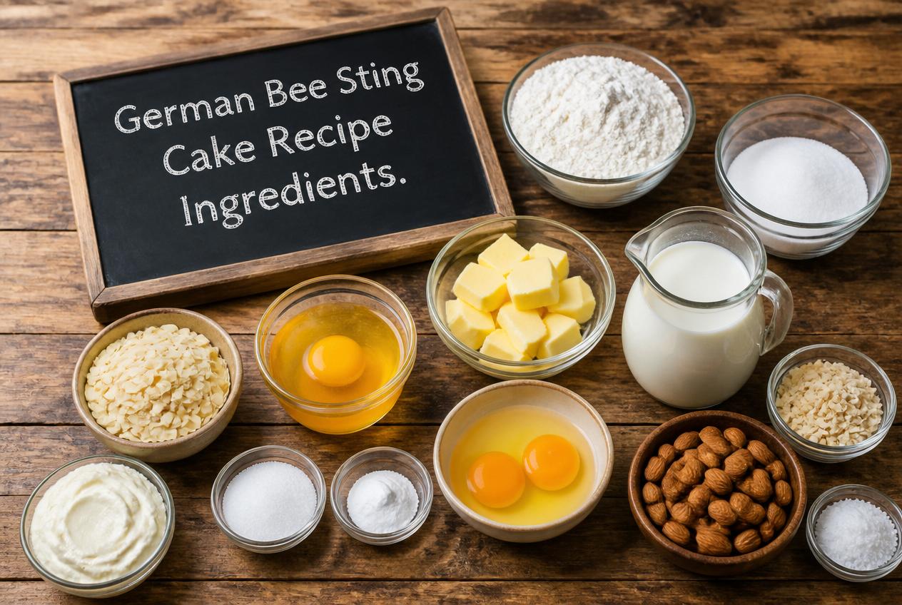 German Bee Sting Cake Recipe (Bienenstich)
