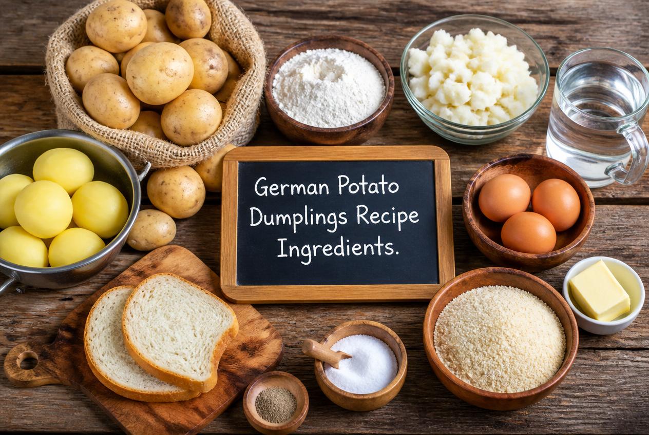German Potato Dumplings (Kartoffelklöße)