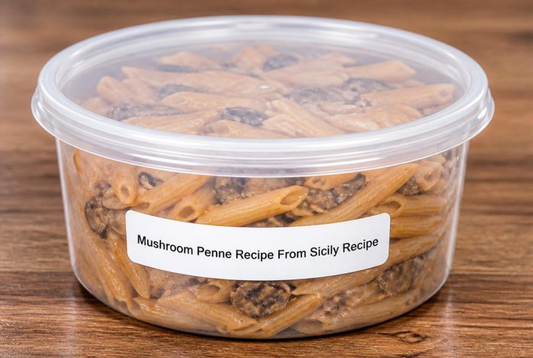 Mushroom Penne Recipe From Sicily