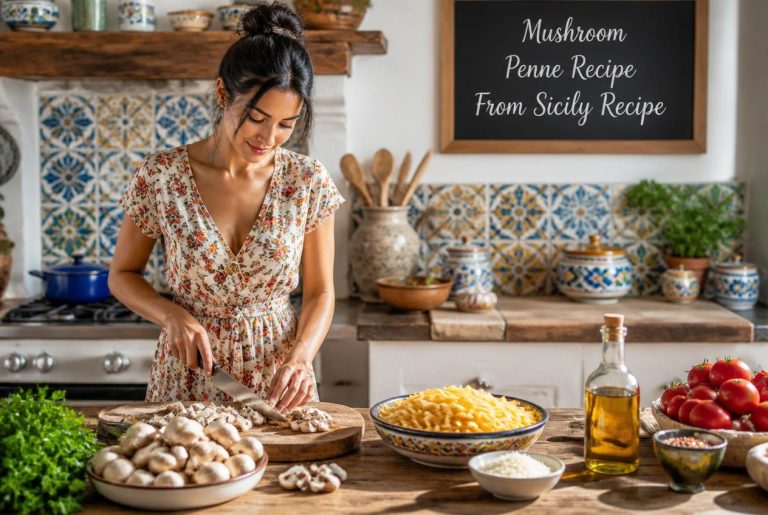 Mushroom Penne Recipe From Sicily