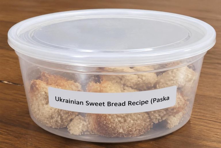 Ukrainian Sweet Bread Recipe (Paska)